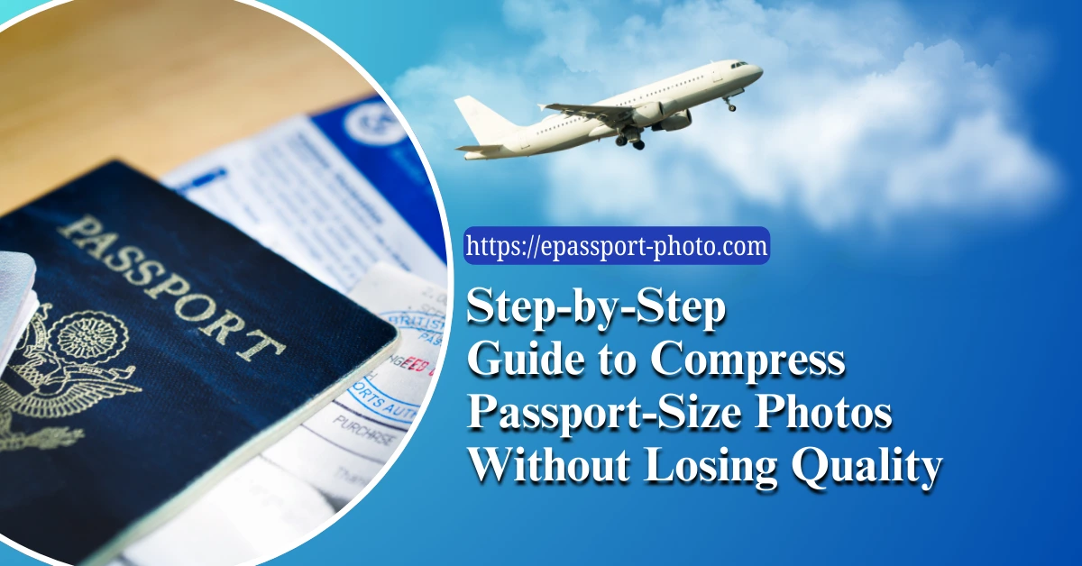 Compress passport-size photos